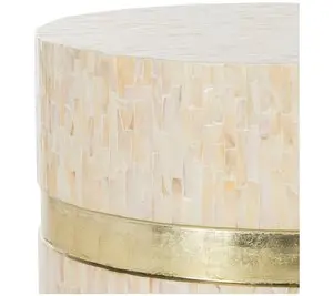 SAFAVIEH Perla Mosaic Round Side Table