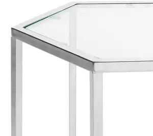 SAFAVIEH Teagan Glass End Table