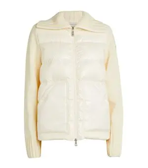 Moncler Wool Puffer-detail Jacket