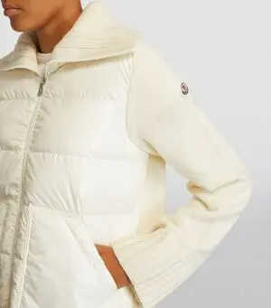 Moncler Wool Puffer-detail Jacket