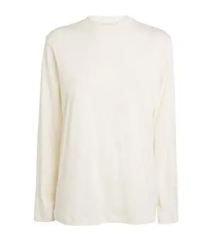 SKIMS Skims Long-Sleeved T-Shirt White