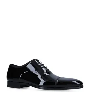 Magnanni Patent Jadiel Oxford Shoes - Black