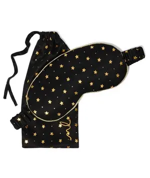 Morgan Lane Starburst Metallic Printed Satin Eye Mask