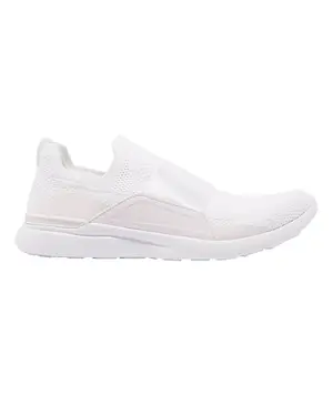 Apl Techloom Bliss Mesh And Neoprene Slip-on Sneakers In White