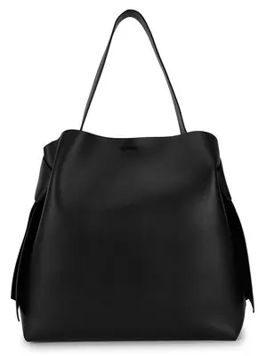Acne Studios Musubi Maxi Black Leather Tote