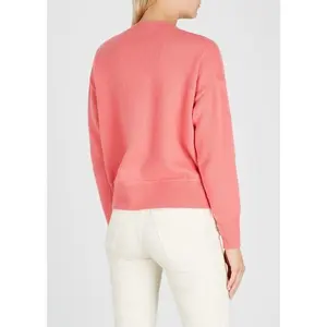 Moncler Coral Logo-appliquéd Wool-blend Jumper