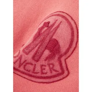 Moncler Coral Logo-appliquéd Wool-blend Jumper