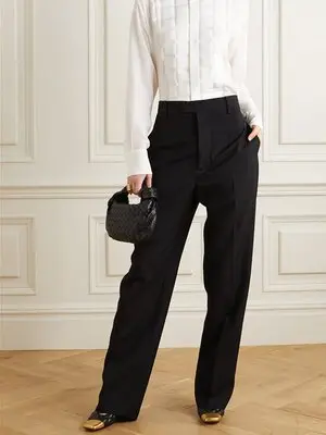 Bottega Veneta Wool-gabardine Wide-leg Pants