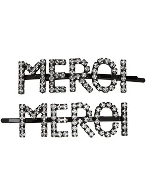 Ashley Williams - Transparent 'Merci' Hair Clip Set
