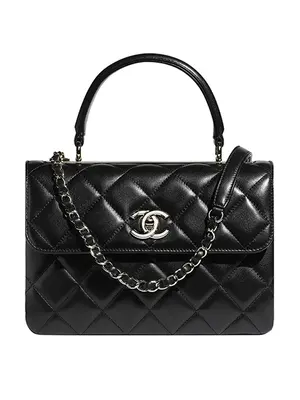 Chanel Flap Bag With Top Handle One-color