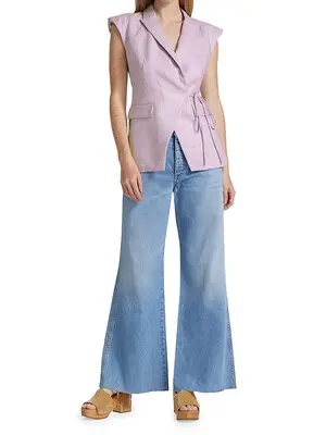 Veronica Beard Geraldine Linen Vest