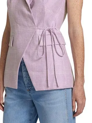 Veronica Beard Geraldine Linen Vest