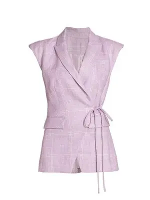 Veronica Beard Geraldine Linen Vest