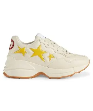 Gucci Women’s Rhyton Sneaker With Stars