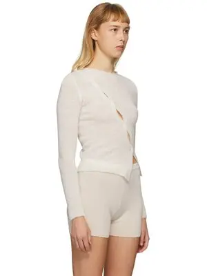 JACQUEMUS X SSENSE - Exclusive Off-White 'La Maille Pau' Sweater