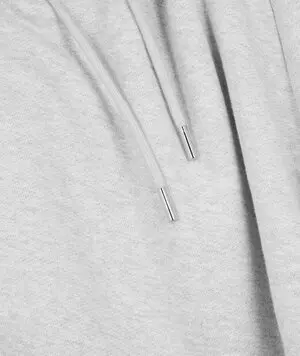 NINETY PERCENT - Grey Hooded Organic Cotton Sweatshirt