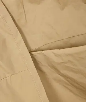 KASSL EDITIONS - Tafta Camel Belted Shell Coat