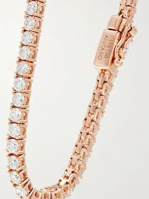 ANITA KO Collins 18-karat Rose Gold Diamond Choker