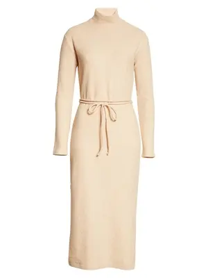 Vince Long Sleeve Mock Neck Knit Dress