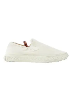 Acne Studios Distressed Canvas Slip-on Sneakers
