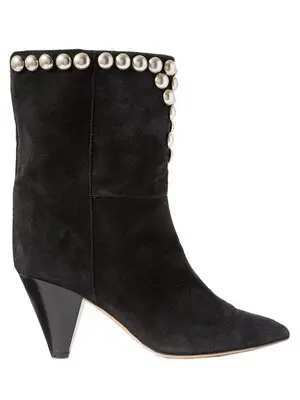 Isabel Marant Lunee Studded Suede Ankle Boots
