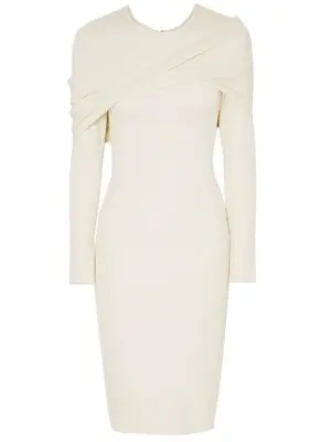 AZ FACTORY - MyBody Draped Ribbed Stretch-Knit Dress