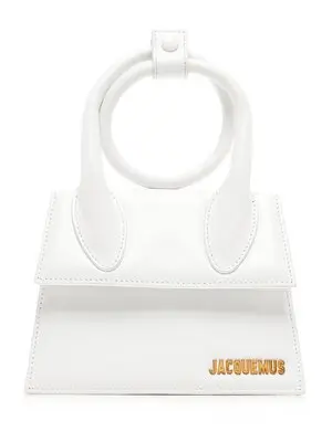 Jacquemus Le Chiquito Noeud Leather Shoulder Bag