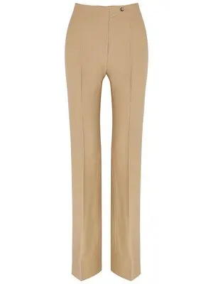 PETAR PETROV Haley Camel Wool-blend Trousers