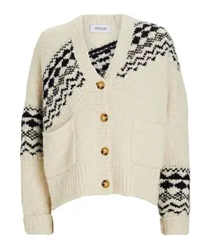 Derek Lam 10 Crosby Bette Fair Isle Cardigan