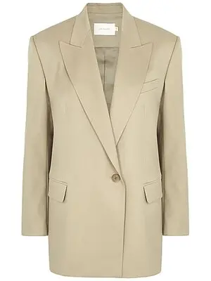 LOW CLASSIC Sand Wool Blazer