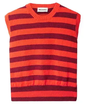 MOLLY GODDARD - Claus Striped Wool Tank