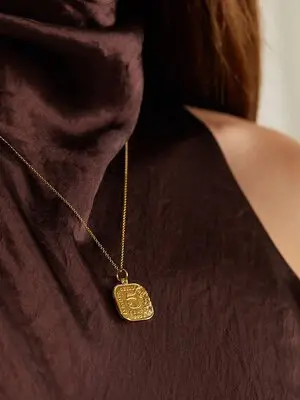 ALIGHIERI The Infernal Storm Gold-plated Necklace