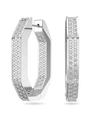 SWAROVSKI Dextera Octagon Hoop Earrings