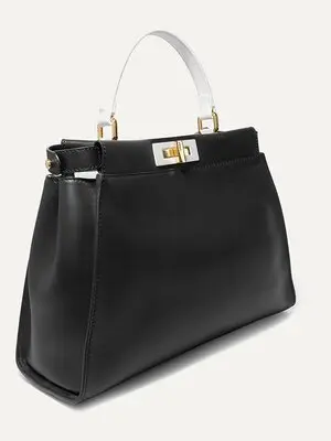 Fendi Peekaboo Leather Tote