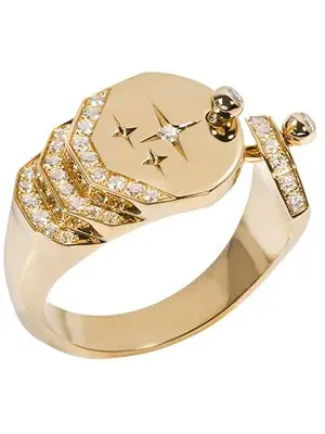 NOUVEL HERITAGE Yellow Gold Sparkles Diamond Ring