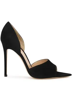 GIANVITO ROSSI Camoscio 105 Black Suede Pumps