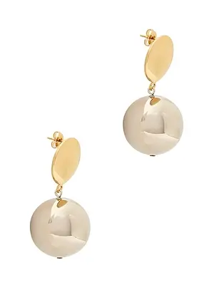Isabel Marant Dome Gold-tone Drop Earrings