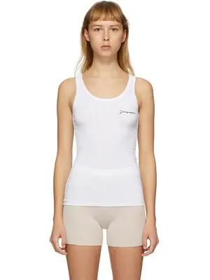JACQUEMUS X SSENSE - Exclusive White 'Le Marcel' Tank Top