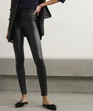 Commando - Faux Stretch-Leather Leggings