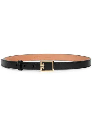 Givenchy Gv3 Black Leather Belt
