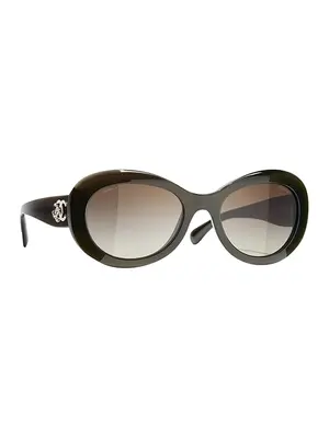 Chanel Oval Sunglasses