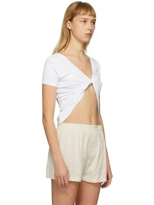 JACQUEMUS X SSENSE - Exclusive White 'Le T-Shirt Sprezza' T-Shirt