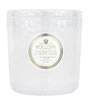 Voluspa Eucalyptus And White Sage Candle