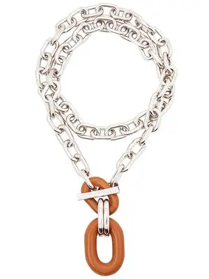 Rabanne Xl Link Silver-tone Chain Necklace