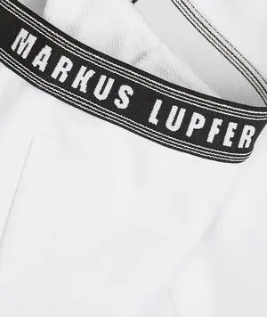 markus lupfer - Hayden White Slim-Leg Cotton Sweatpants