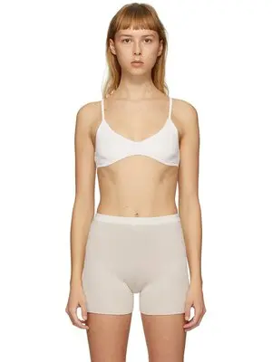 JACQUEMUS X SSENSE - Exclusive White 'Le Bandeau Valensole' Bra