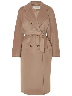 Max Mara 101801 Icon Double-breasted Wool And Cashmere-blend Coat