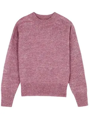 Isabel Marant Gatliny Purple Alpaca-blend Jumper