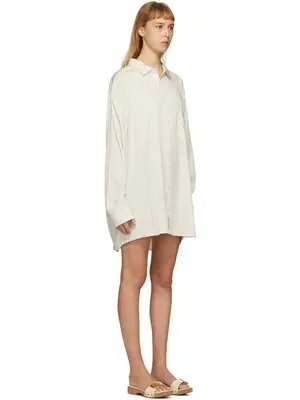 JACQUEMUS X SSENSE -  Exclusive Off-White 'La Chemise D'Homme' Shirt