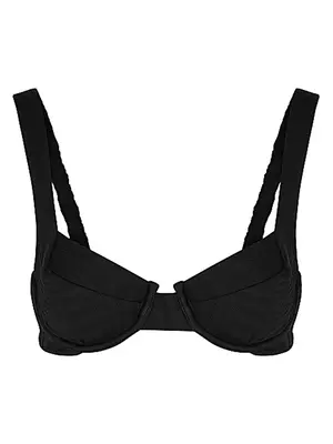 FELLA Casanova Black Underwired Bikini Top
